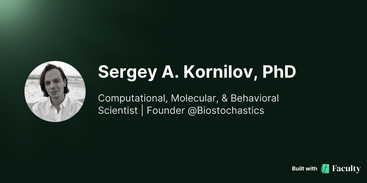Sergey A. Kornilov, PhD